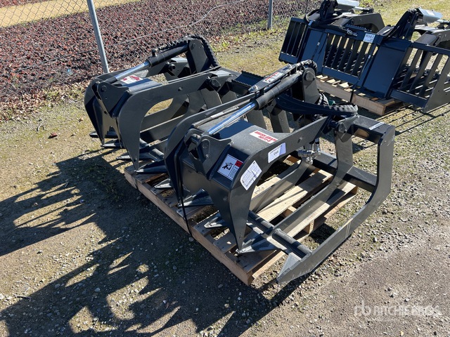 Stout HD72-8 72 in Skeleton Rock Skid Steer Grapple (Unused) | Ritchie ...