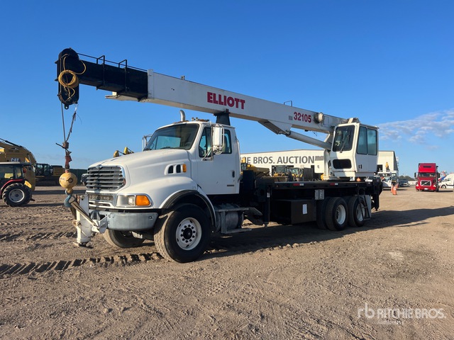 Elliot 32105R 32 ton Straight Boom on 2006 Sterling LT8500 6x4 Boom ...
