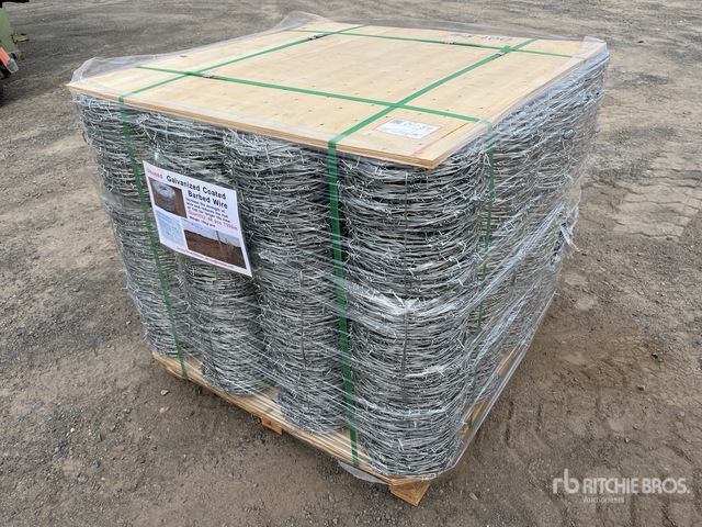 Quantity of (48) Freeport Barbed Wire Rolls (Unused) | Ritchie Bros ...