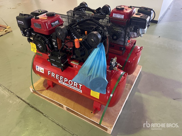 Quantity of (2) Freeport 100 L Air Compressor (Unused) | Ritchie Bros ...