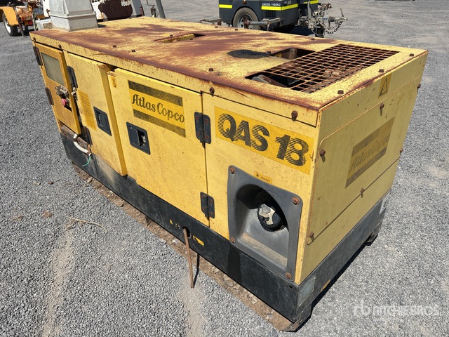 1999 Atlas Copco QAS18YB 16.5 kVA Skid-Mounted Generator Set | Ritchie ...