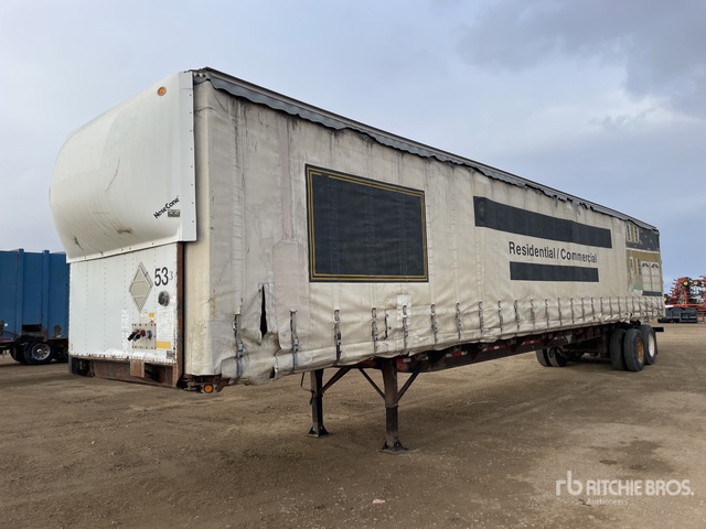 1993 Utility TS2CHE 53 ft T/A Curtain Side Trailer | Ritchie Bros ...