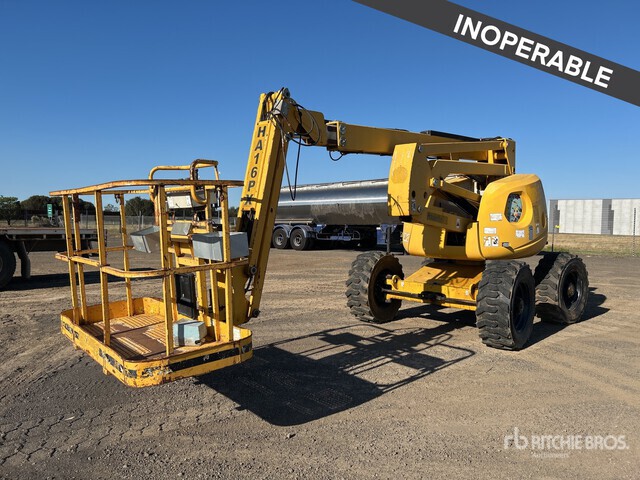 2008 Haulotte HA16PXNT 4WD Diesel Articulating Boom Lift (Inoperable ...