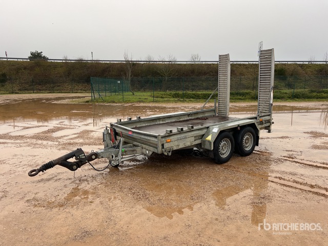 2013 Hubiere H212L-14CF Remorque 2 Essieux T/A Equipment Trailer ...