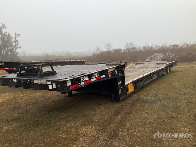2014 Trail King TK80HT-482 48 ft T/A Remolque con Rampa Abatible ...