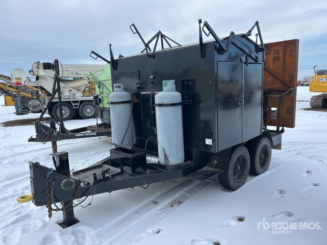 1990 RayTech 6 ft x 8 ft Tow-Behind Asphalt Infrared Heater (Inoperable ...