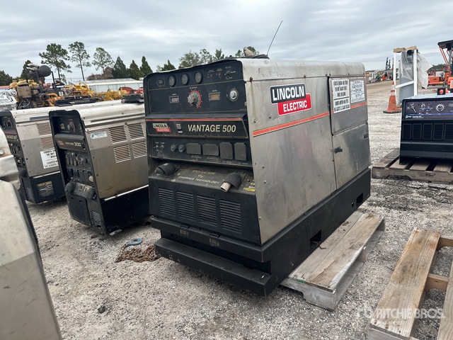 Lincoln Vantage 500 500 A Skid-Mounted Multi-Process Engine Driven ...