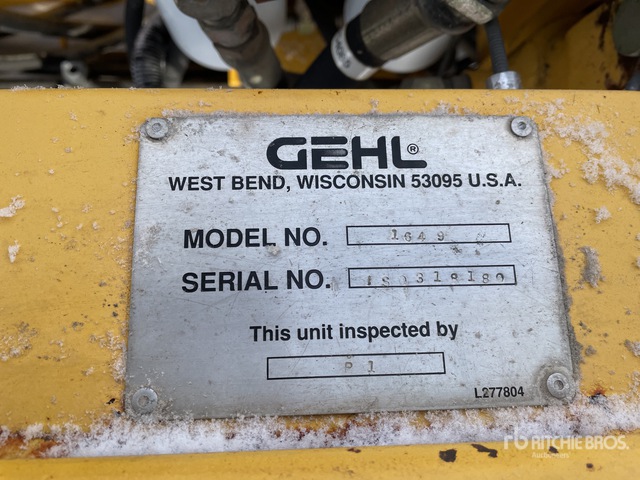 Gehl 1649 Asphalt Paver | Ritchie Bros. Auctioneers