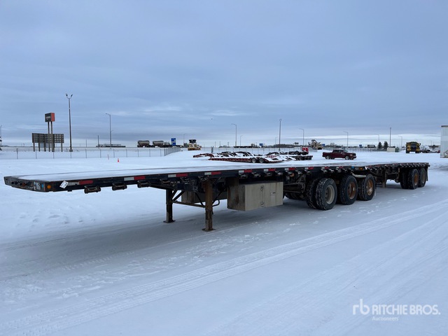 2012 Fontaine 32 ft Super B-Train Lead Flatbed Trailer | Ritchie Bros ...