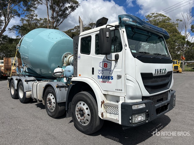 2019 Iveco ACCO 2350 8x4 Twin-Steer Concrete Mixer Truck | Ritchie Bros ...