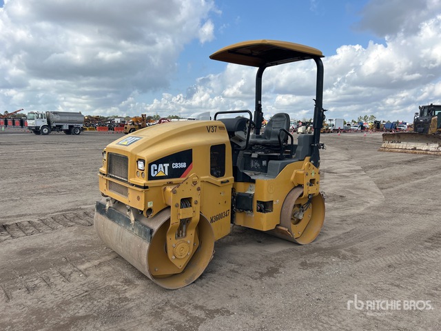 2020 Cat CB36B Double Drum Roller | Ritchie Bros. Auctioneers