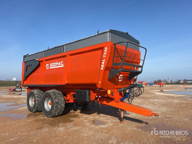 2019 Sodimac X7330 TDS T/A End Dump XEAL Over Rear Liftable Remorque ...