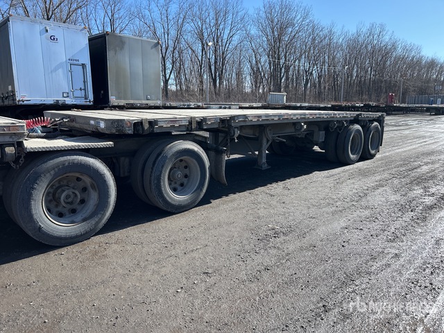 2012 Alutrec 28 ft T/A Super B-Train Pup Flatbed Trailer | Ritchie Bros ...