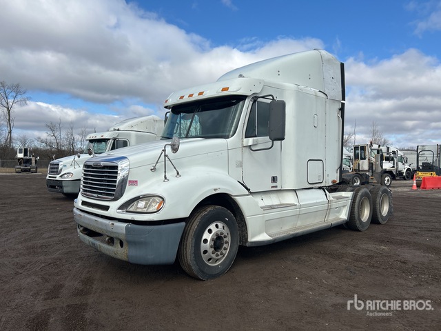 2012 Freightliner Columbia 120 6x4 T/A Sleeper Truck Tractor (Glider ...