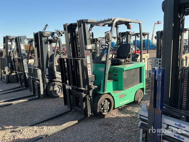 2015 Mitsubishi FBC25N2 4450 lb Electric Forklift | Ritchie Bros ...
