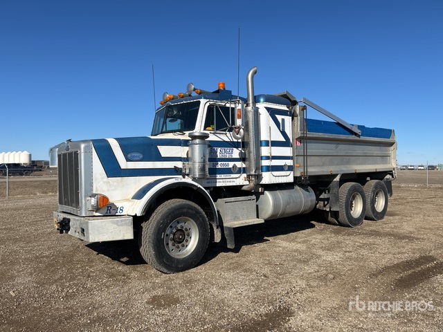 1990 Peterbilt 357 6x4 Sleeper T/A Dump Truck | Ritchie Bros. Auctioneers