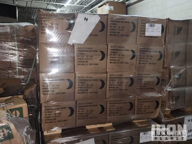 Surplus Quantity of (48) Cases Humanitarian MRE Daily Rations (Unused ...