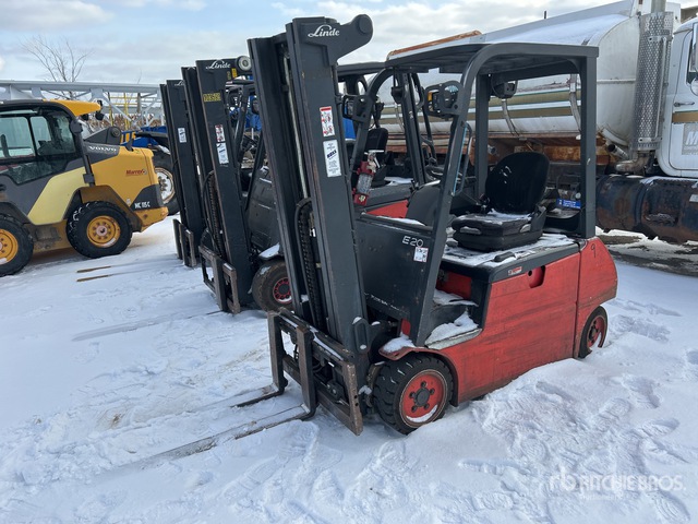 2013 Linde E20C 3600 lb Electric Forklift | Ritchie Bros. Auctioneers