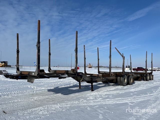 2015 FreFlyt 28 ft T/A B-Train Lead Log Trailer | Ritchie Bros. Auctioneers