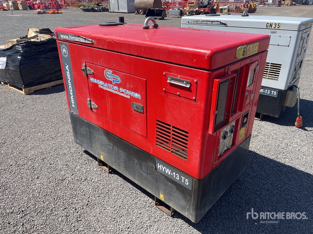 2016 Himoinsa HYW-13 T5 13 kVA Skid-Mounted Generator Set | Ritchie Bros. Auctioneers