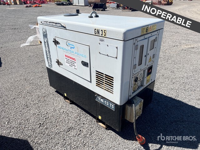 2017 Himoinsa HYW-13 T5 12.5 kVA Skid-Mounted Generator Set (Inoperable) | Ritchie Bros. Auctioneers