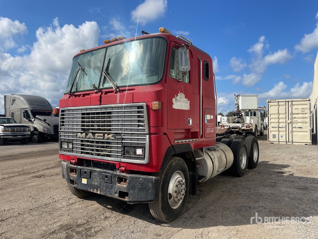 1985 Mack MH613 6x4 T/A Cabover w/ Sleeper (Inoperable) | Ritchie Bros ...