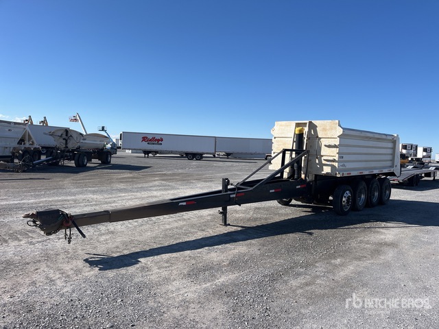 2007 Williamson 18 ft Quad/A Pup Pup Dump Trailer (Inoperable ...