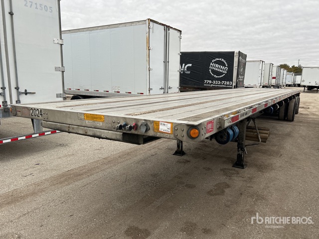 2020 Utility 48 ft T/A Spread Axle Flatbed Trailer | Ritchie Bros ...