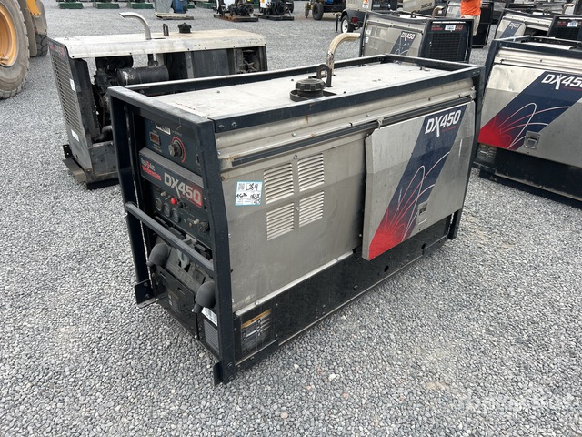 2013 Lincoln DX450 450 A Skid-Mounted Stick Engine Driven Welder ...