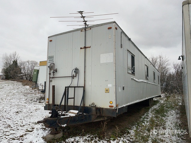 52 ft x 10 ft 8 Person Portable Tri/A Portable Built Sleeper Unit ...