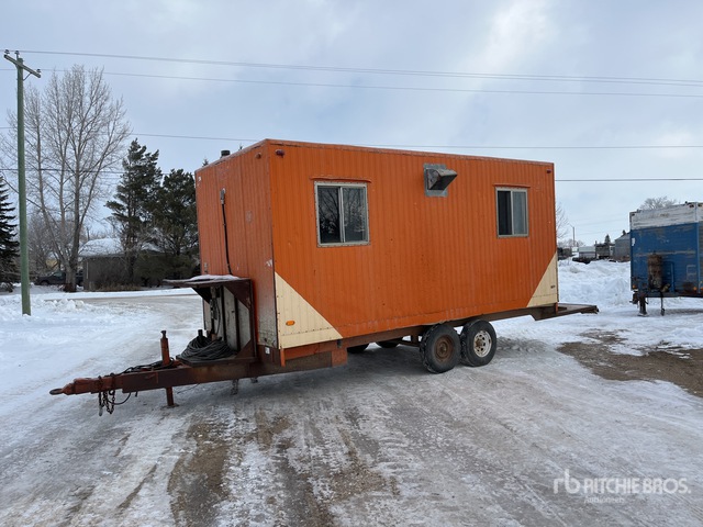 1981 Custom Structures 18 ft x 8 ft Portable T/A Lab Trailer | Ritchie ...