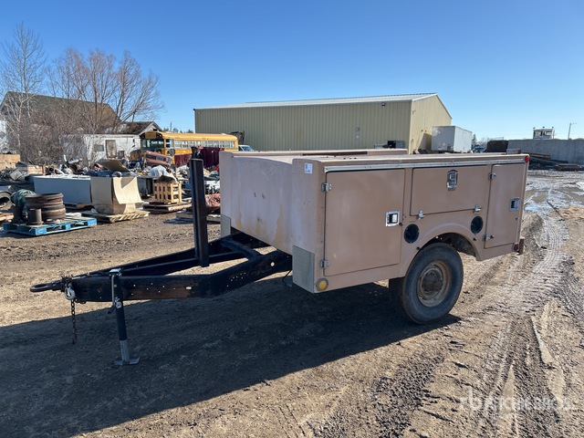 Custom Built 8 ft S/A Service Body Utility Trailer | Ritchie Bros ...