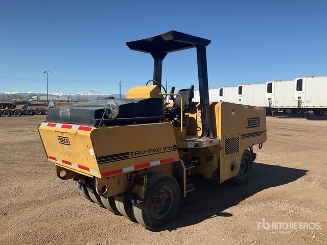 1993 Rosco Tru-Pac 915 9 Wheel Pneumatic Roller | Ritchie Bros. Auctioneers