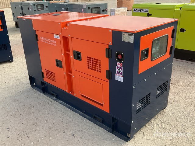 2024 Mega Power MP95 95 kVA Skid-Mounted Generator Set (Unused ...