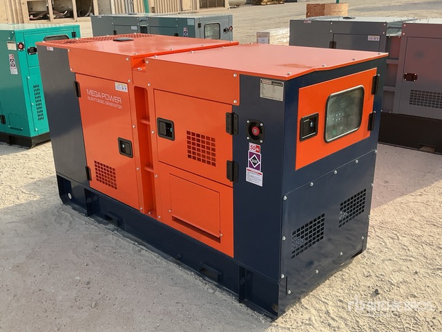 2024 Mega Power MP95 95 kVA Skid-Mounted Generator Set (Unused ...