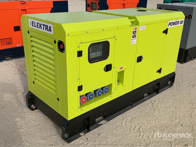 2024 Elektra EL80 80 kVA Skid-Mounted Generator Set (Unused) | Ritchie ...