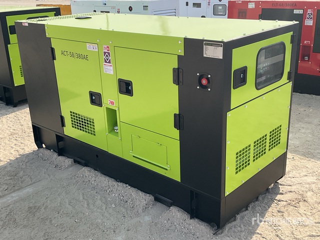 2024 Active ACT-58/380AE 48 kVA Skid-Mounted Generator Set (Unused ...