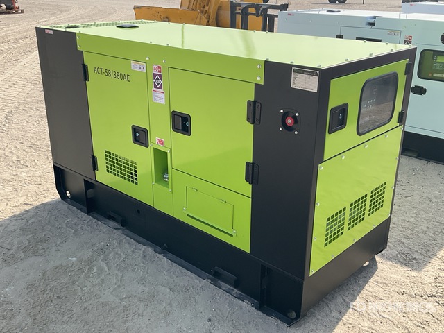 2024 Active ACT-58/380AE 48 kVA Skid-Mounted Generator Set (Unused ...