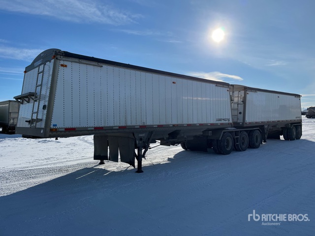 2016 Lode King 28 ft Super B-Train Lead Grain Trailer | Ritchie Bros ...