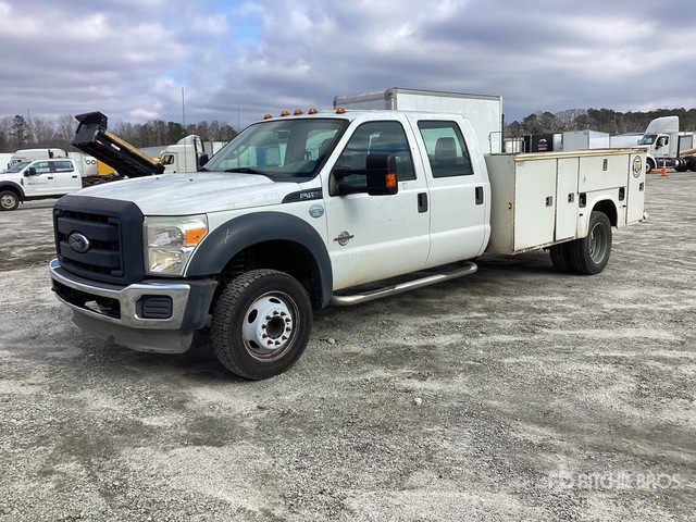 2014 Ford F-450 XL 4x2 Crew Cab Utility Truck | Ritchie Bros. Auctioneers