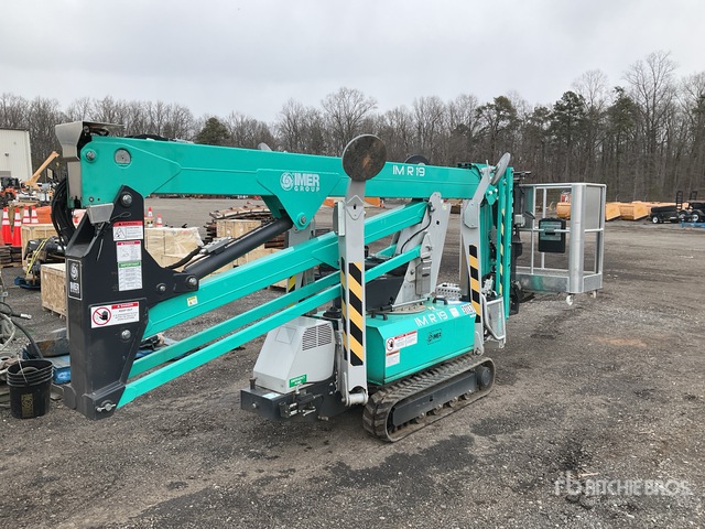 2021 Imer IMR19 Crawler Gasoline Articulating Boom Lift | Ritchie Bros. Auctioneers