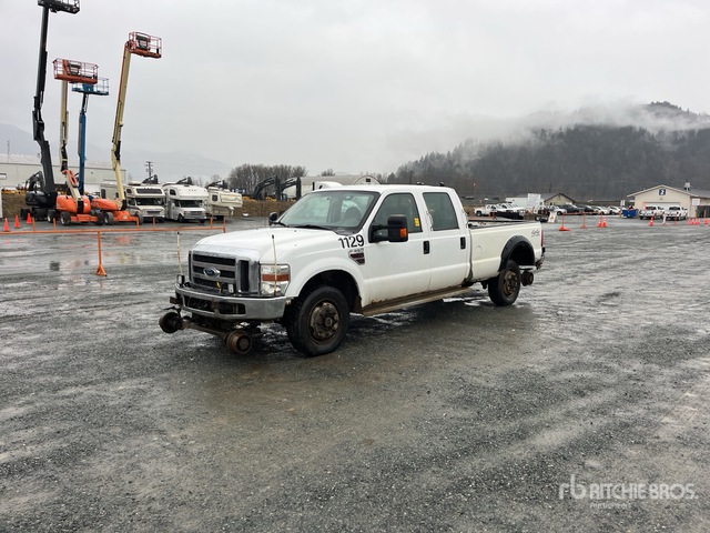 2008 Ford F-350 XLT 4x4 Crew Cab Hi-Rail Pickup | Ritchie Bros. Auctioneers