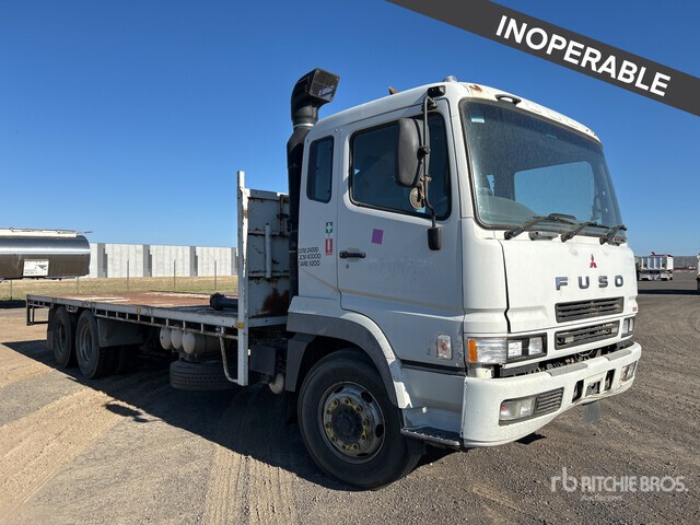 2007 Mitsubishi Fuso FV500 6x4 Flatbed Truck (Inoperable) | Ritchie ...