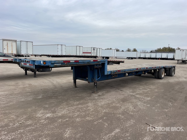 2008 Fontaine 48 ft T/A Spread Axle Single Drop Step Deck Trailer ...