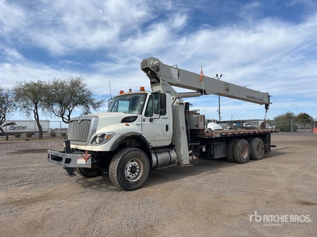 National 900A 52000 lb Straight Boom on 2013 International 7500 6x4 ...