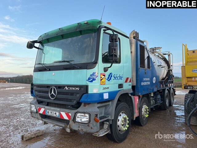 1989 J Huwer on 2008 Mercedes-Benz Actros 3241 8x4 Camion Hydraucureur ...