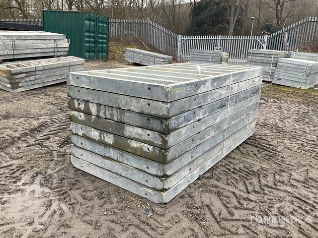 Quantity of (8) Meva Mammut Panel System G-M Formwork Panel 2500mm X ...