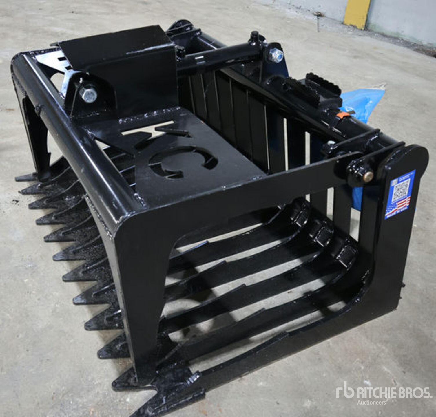2024 Kit Containers QT-SG-S48 48 in Skeleton Skid Steer Grapple Bucket ...