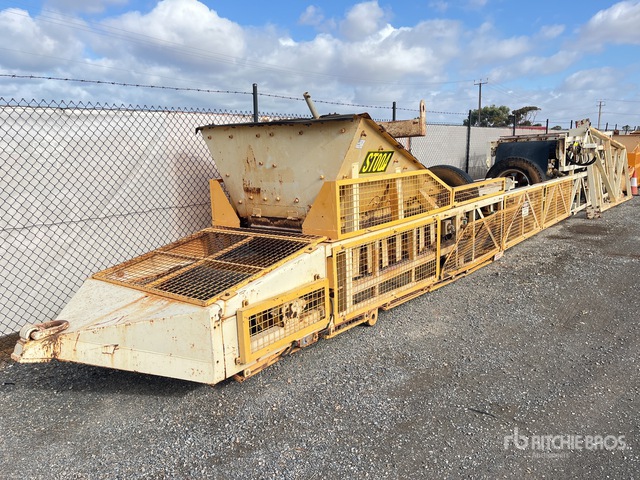 Metso 990 mm x 18.4 m Portable Radial Stacking Conveyor | Ritchie Bros ...