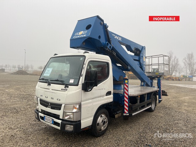 Socage DA 328 28 m on 2016 Mitsubishi Bucket Truck (Inoperable ...